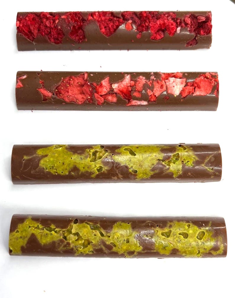 The Luxe Baton Box – Gourmet Chocolate Sticks With Fruit & Crunch - Etsy