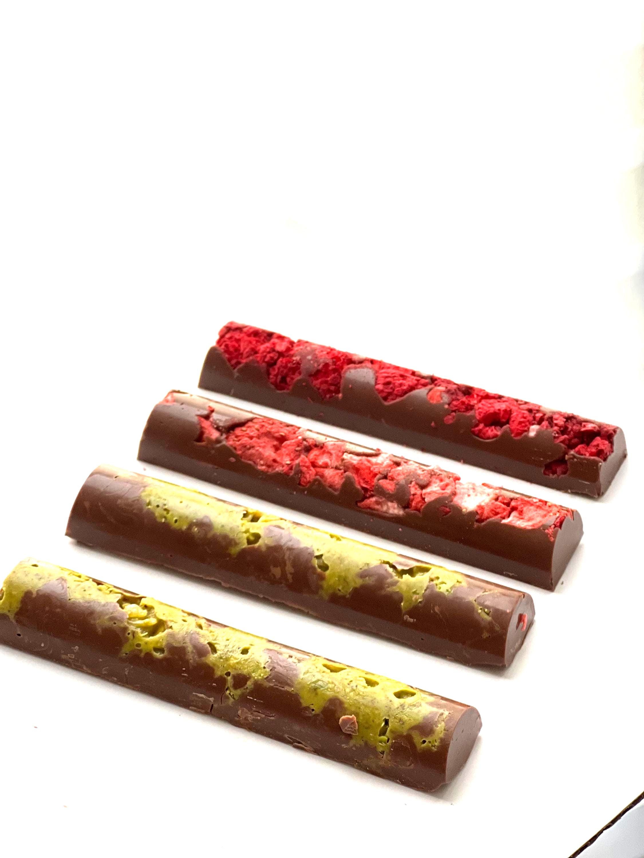The Luxe Baton Box – Gourmet Chocolate Sticks With Fruit & Crunch - Etsy
