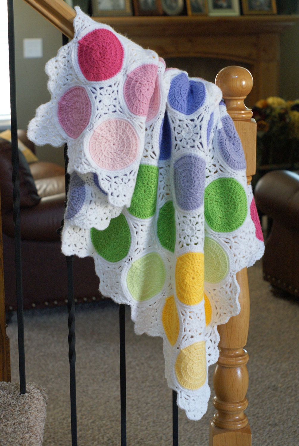 Sweet Spots Crochet Blanket Pattern - Etsy