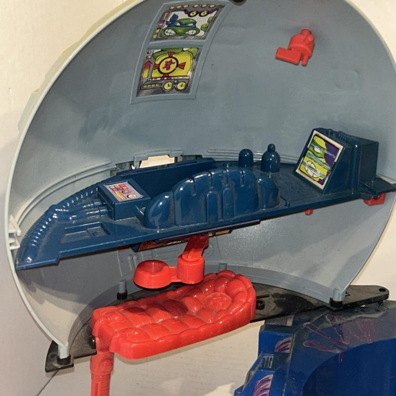 1990 Technodrome Mostly Complete Vtg TMNT Teenage Mutant Ninja Turtles ...
