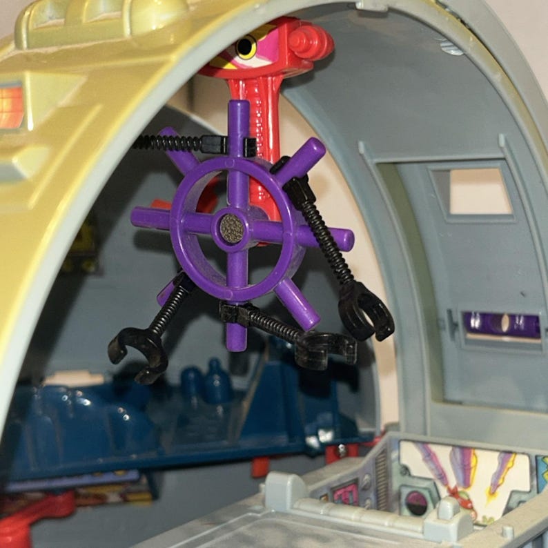 1990 Technodrome Mostly Complete Vtg TMNT Teenage Mutant Ninja Turtles ...