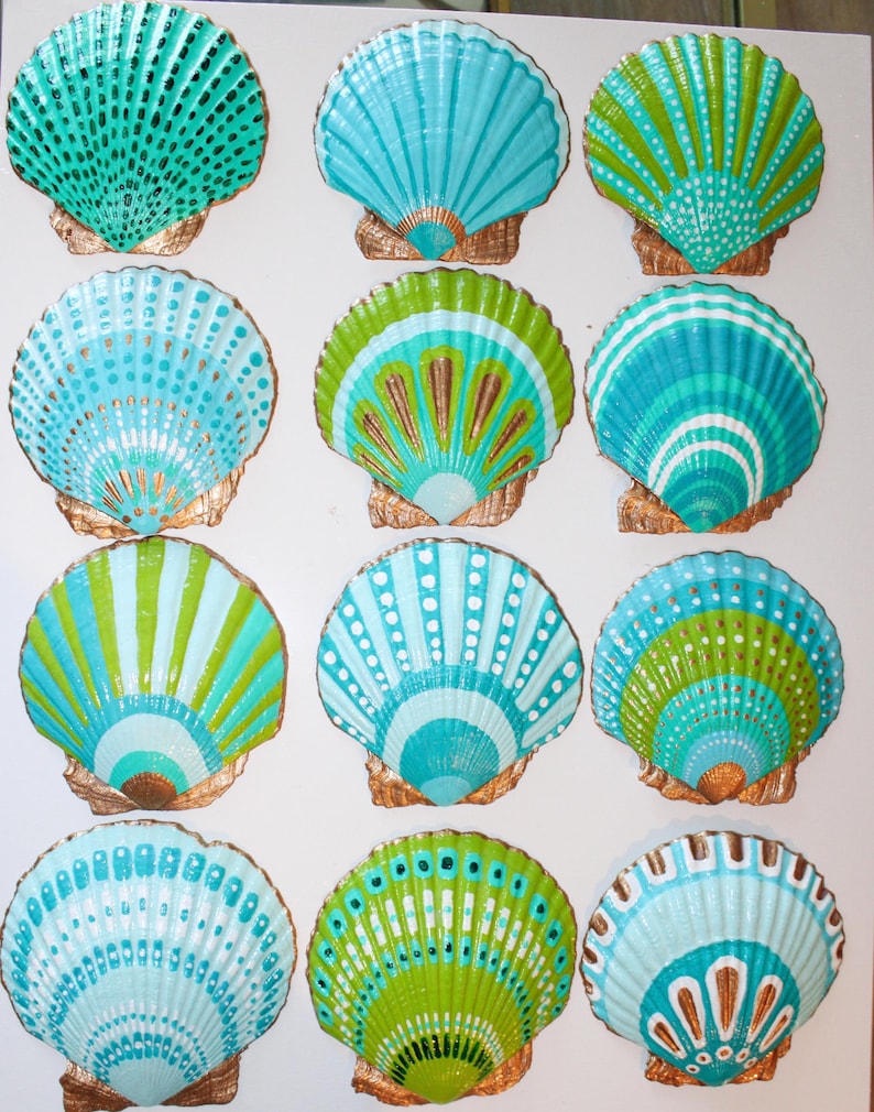 Custom Painted Seashells - Etsy