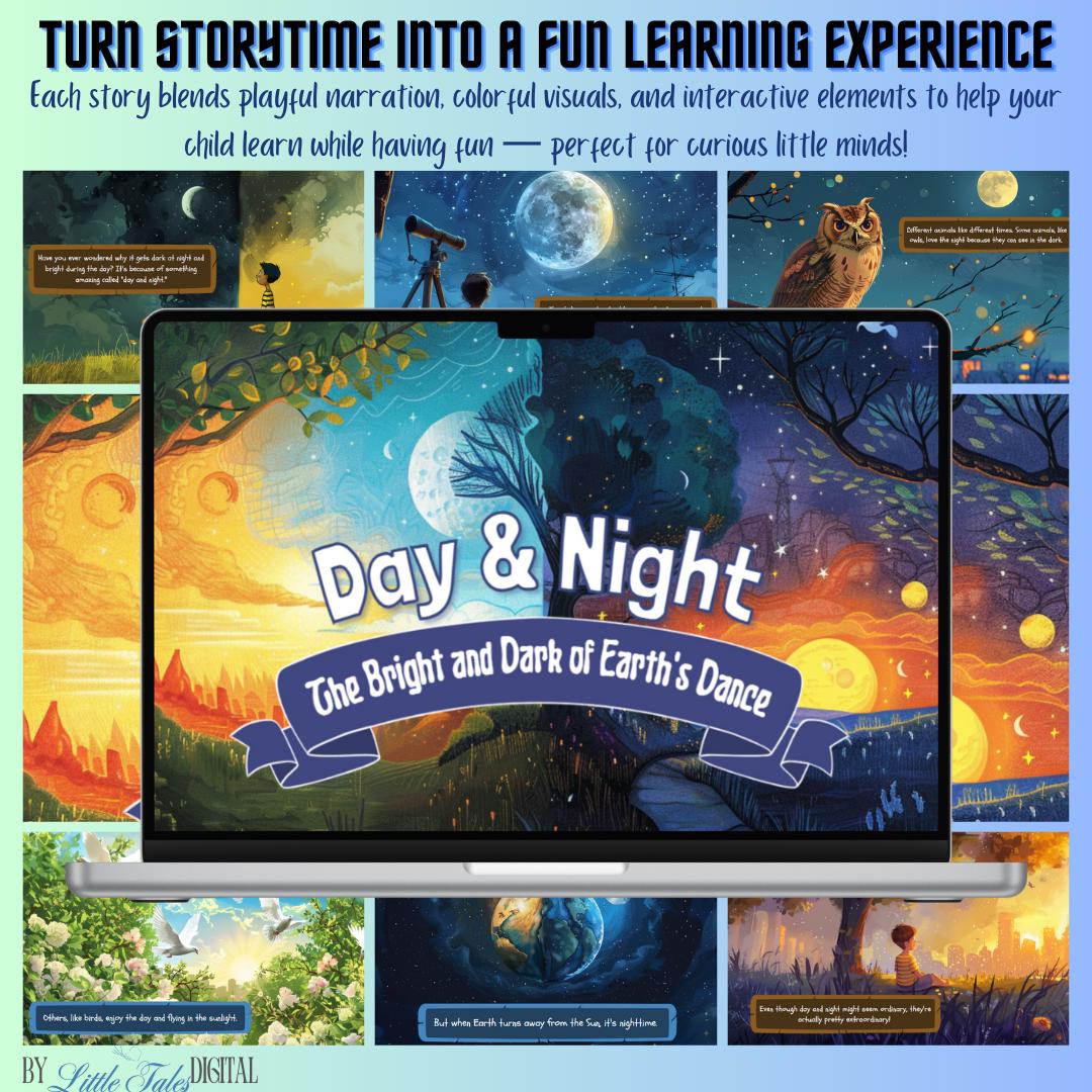 50 Storybooks With Audio & Animation | Editable Canva Templates ...