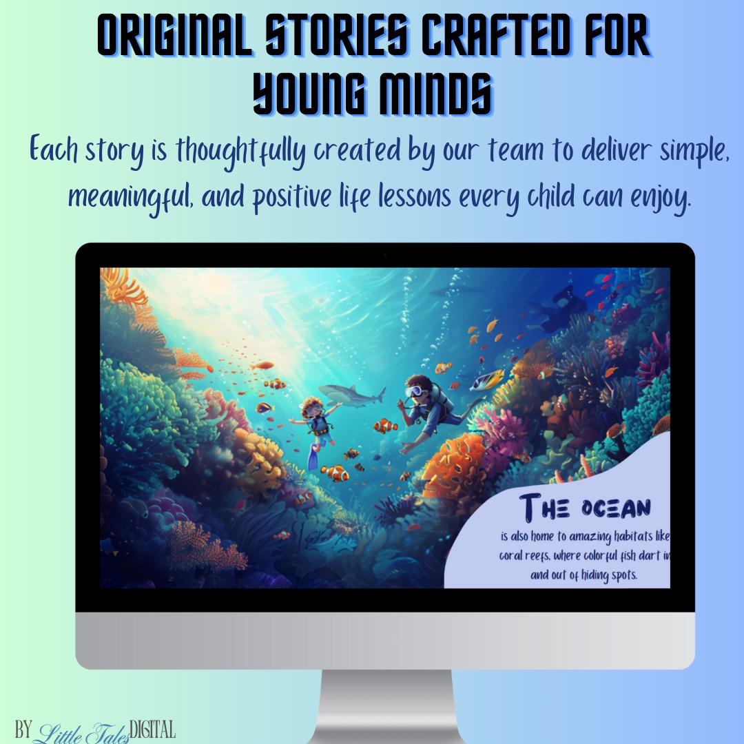 50 Storybooks With Audio & Animation | Editable Canva Templates ...