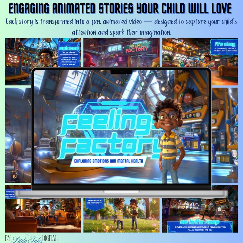50 Storybooks With Audio & Animation | Editable Canva Templates ...