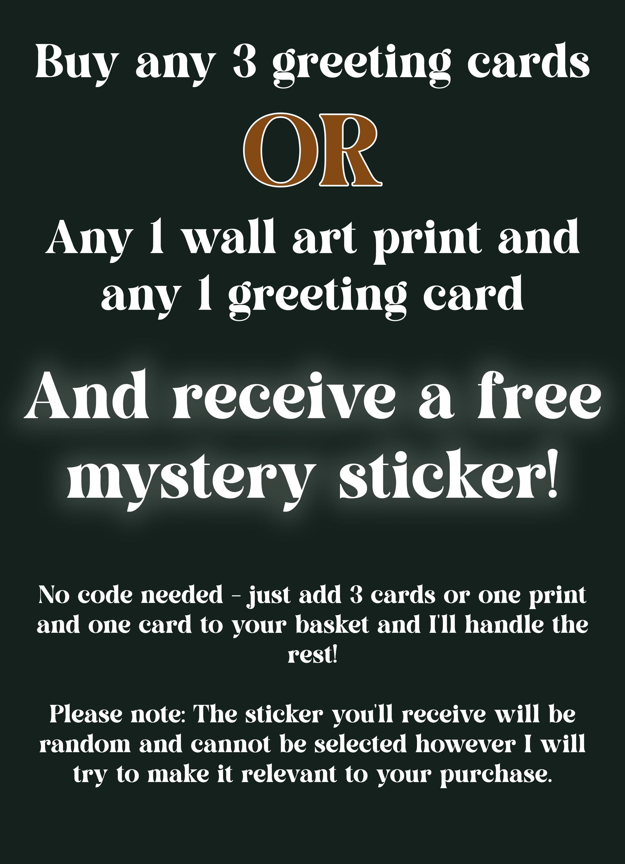 Taskmaster Birthday Card: Mike Wozniak 'tick Tock' - Eco-friendly 5x7 ...