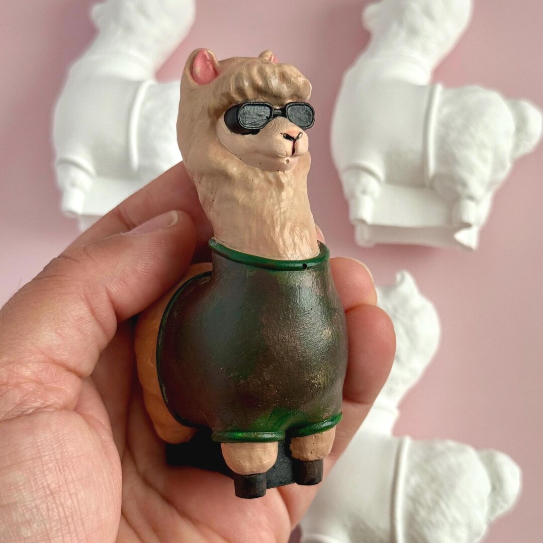 DIY Alpaca Painting Kit: Eco-resin Figures, Acrylic Paints - Etsy
