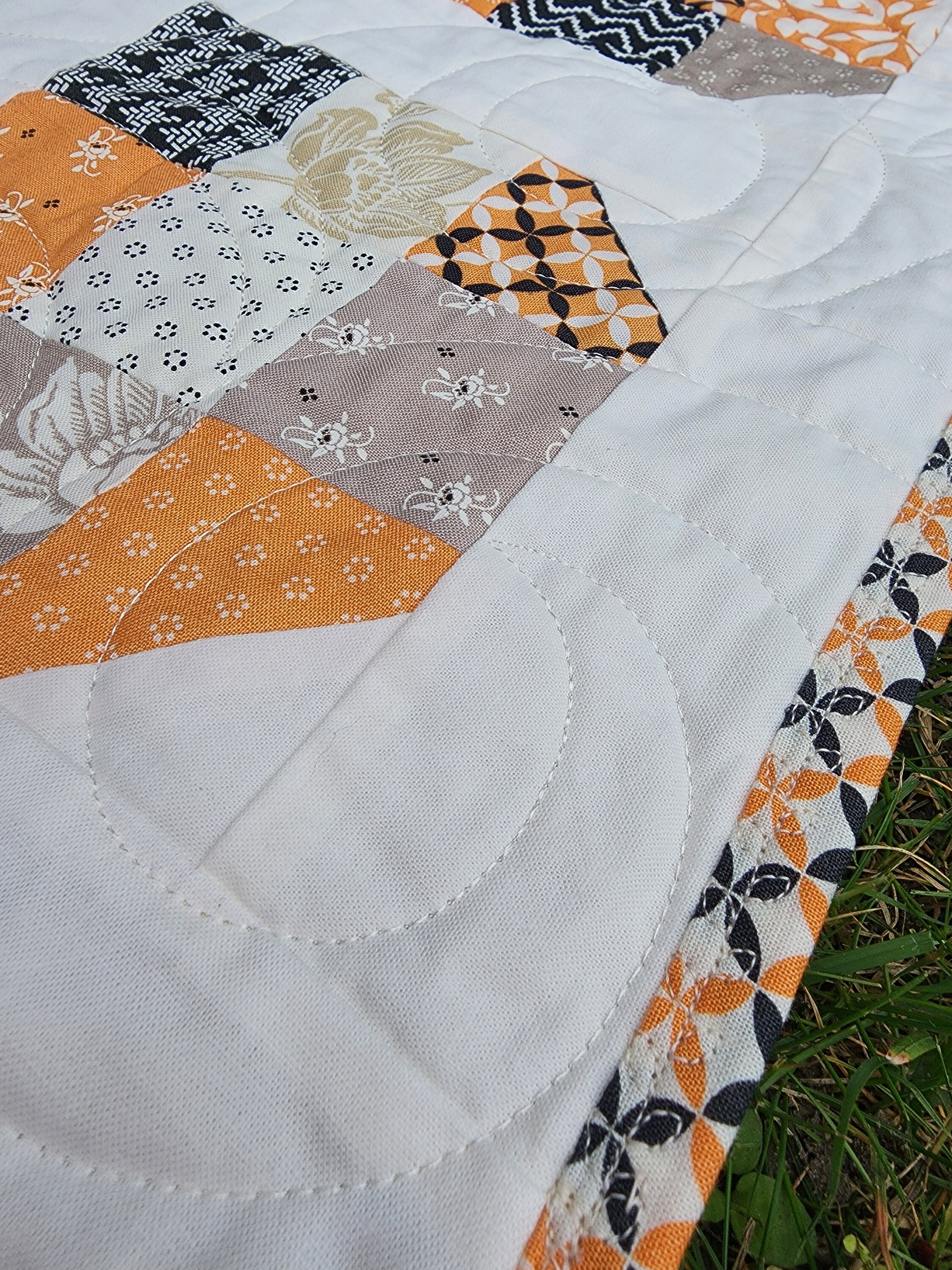 All Hallows Eve Quilt 64x64 in / Throw Quilt / Fall Decor Quilt - Etsy
