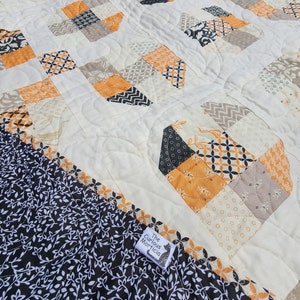 All Hallows Eve Quilt 64x64 in / Throw Quilt / Fall Decor Quilt - Etsy
