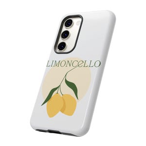 Limoncello Phone Case - Stylish Citrus Design, Lemon Phone Cover, Fruit Lover Gift, Modern Case ...