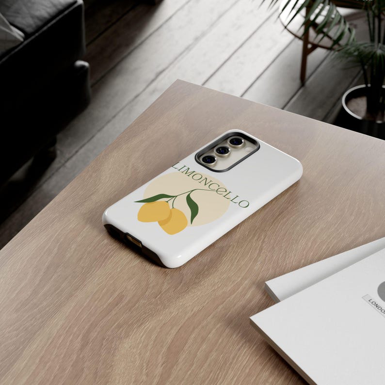 Limoncello Phone Case - Stylish Citrus Design, Lemon Phone Cover, Fruit ...