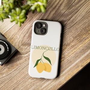 Limoncello Phone Case - Stylish Citrus Design, Lemon Phone Cover, Fruit Lover Gift, Modern Case ...