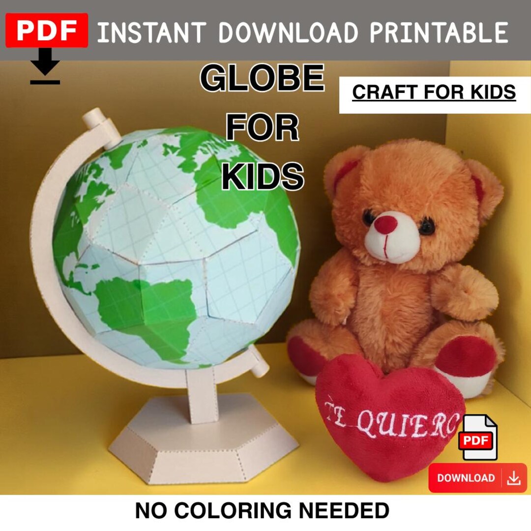 Best Colorful Globe for Kids – Fun Learning Tool for Geography, Arts ...