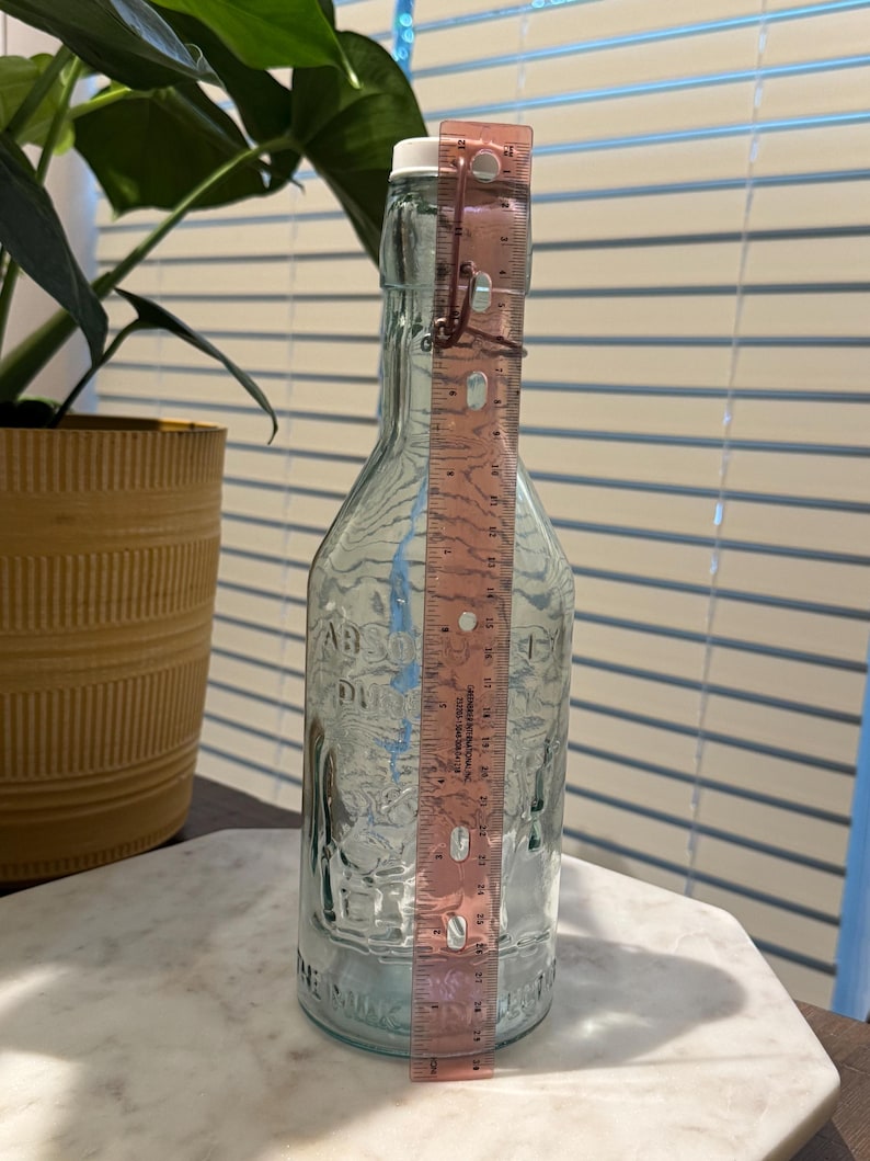 Vintage Absolutely Pure Milk Bottle the Milk Protector With Wire Cap ...