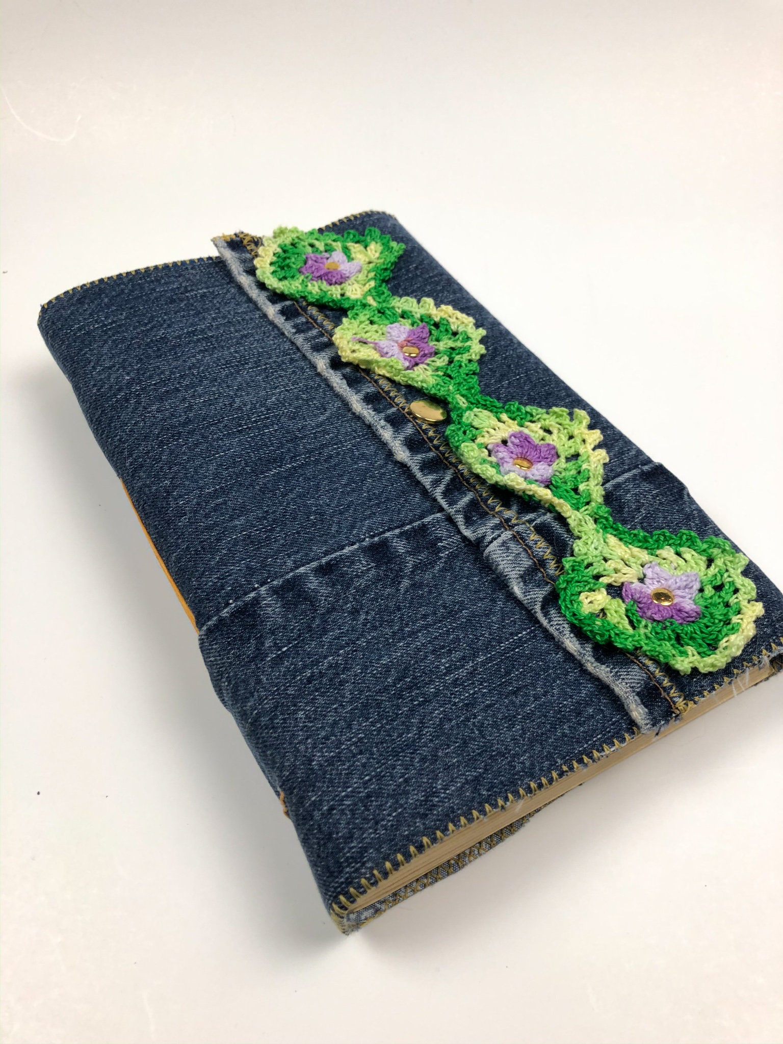 Reclaimed Denim Journal / Recycled Blue Jeans Diary - Etsy