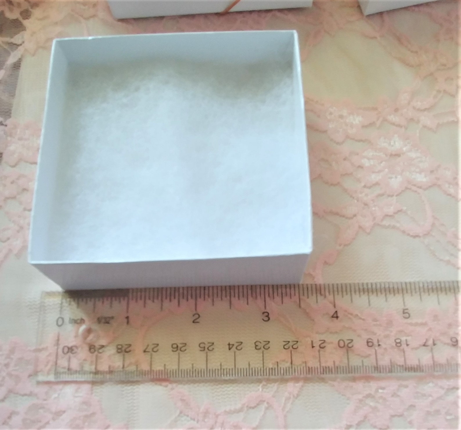 Small Personalized Jewelry Box Rose Gold 3 1/2 Inch Square Box Small ...