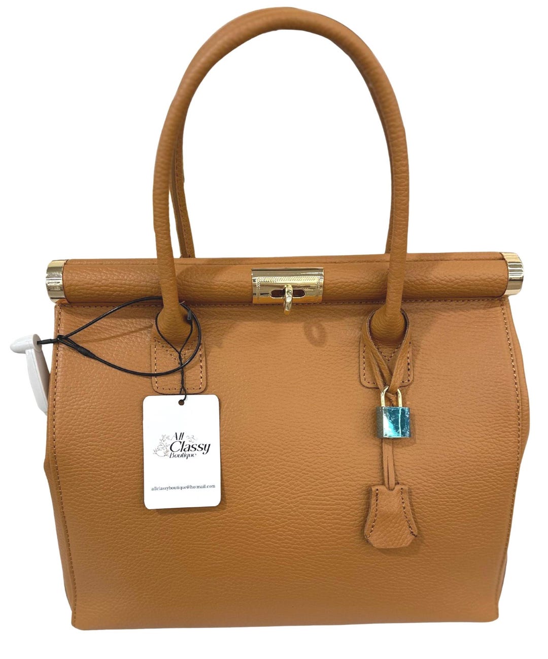 Jessi Italian Leather Shoulder Bag: Dollaro Leather Tote Handbag ...