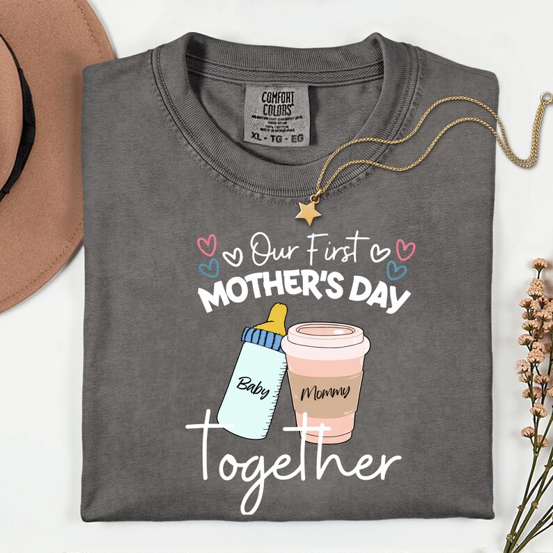 Mommy and Me First Mothers Day Matching Outfit, Coffee Design Tees - Etsy