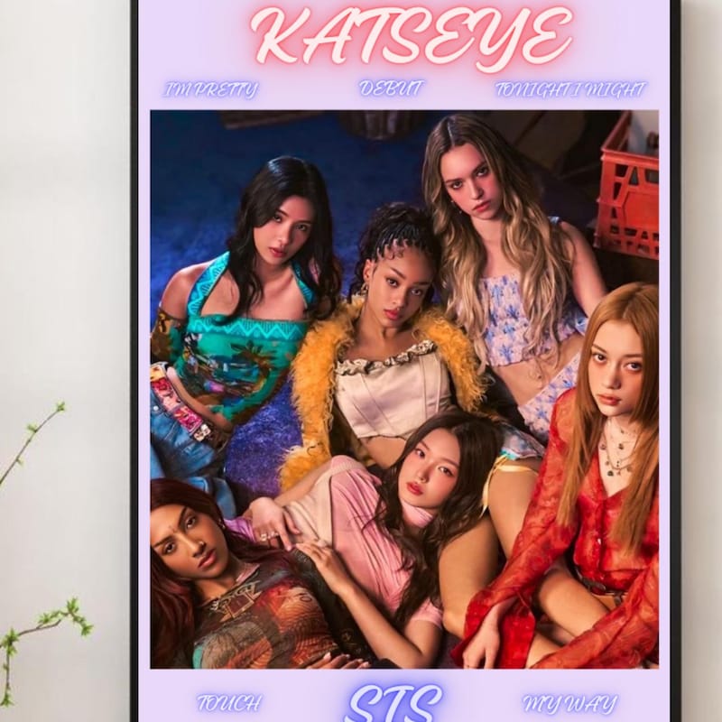 Katseye Poster Digital - Etsy