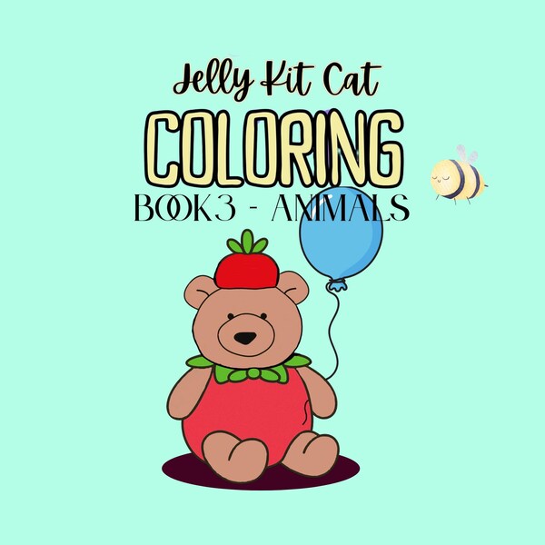 Jellycat Coloring Book - Etsy