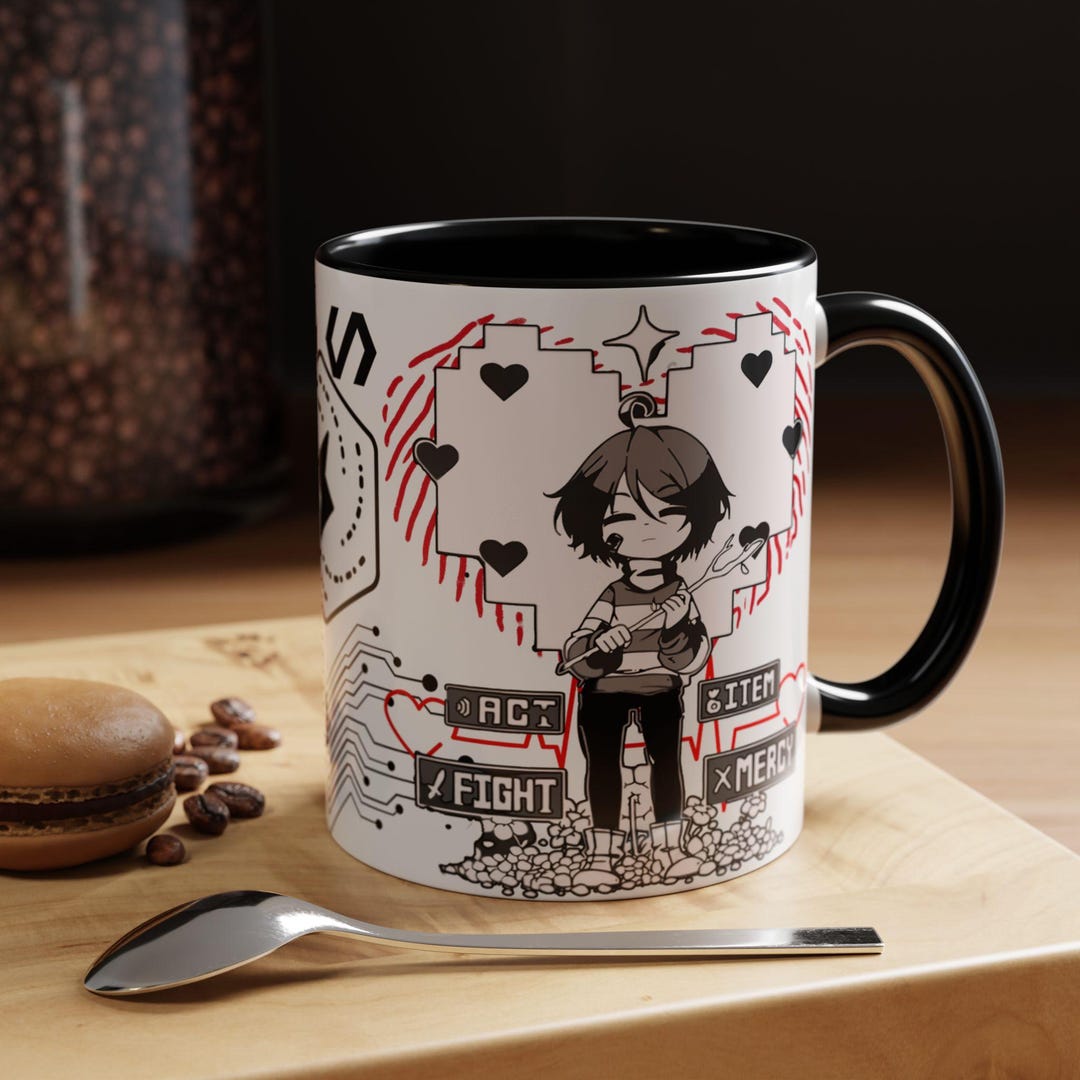 Undertale Mug, Videogame Mug, Arcade Game Mug, Undertale Game Gift, Mug ...