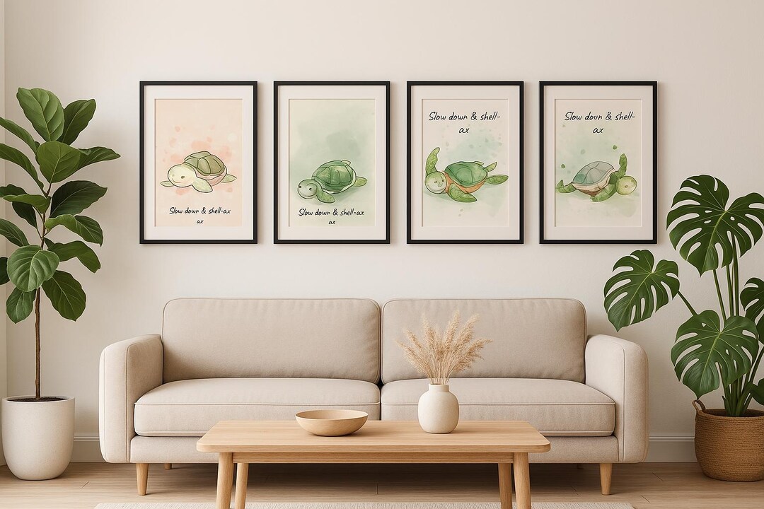 Printable Turtle Art – Funny Quote Bundle | 8x10 Digital Wall Decor - Etsy
