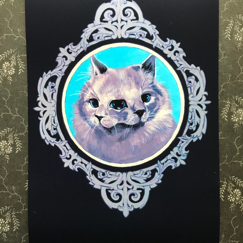 Two Headed Cat - Etsy