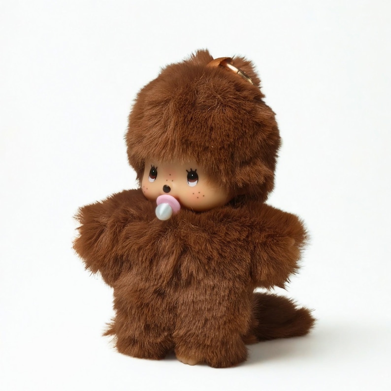 Monchhichi Plush Keychain | 6'' Monchichi Doll | Comes in a Suprise Box ...