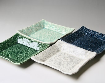 Small Square Plate - Etsy