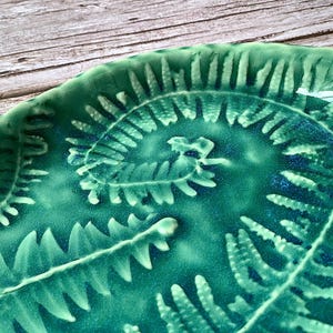 Side Plate With Australian Fishbone Fern - Etsy Australia