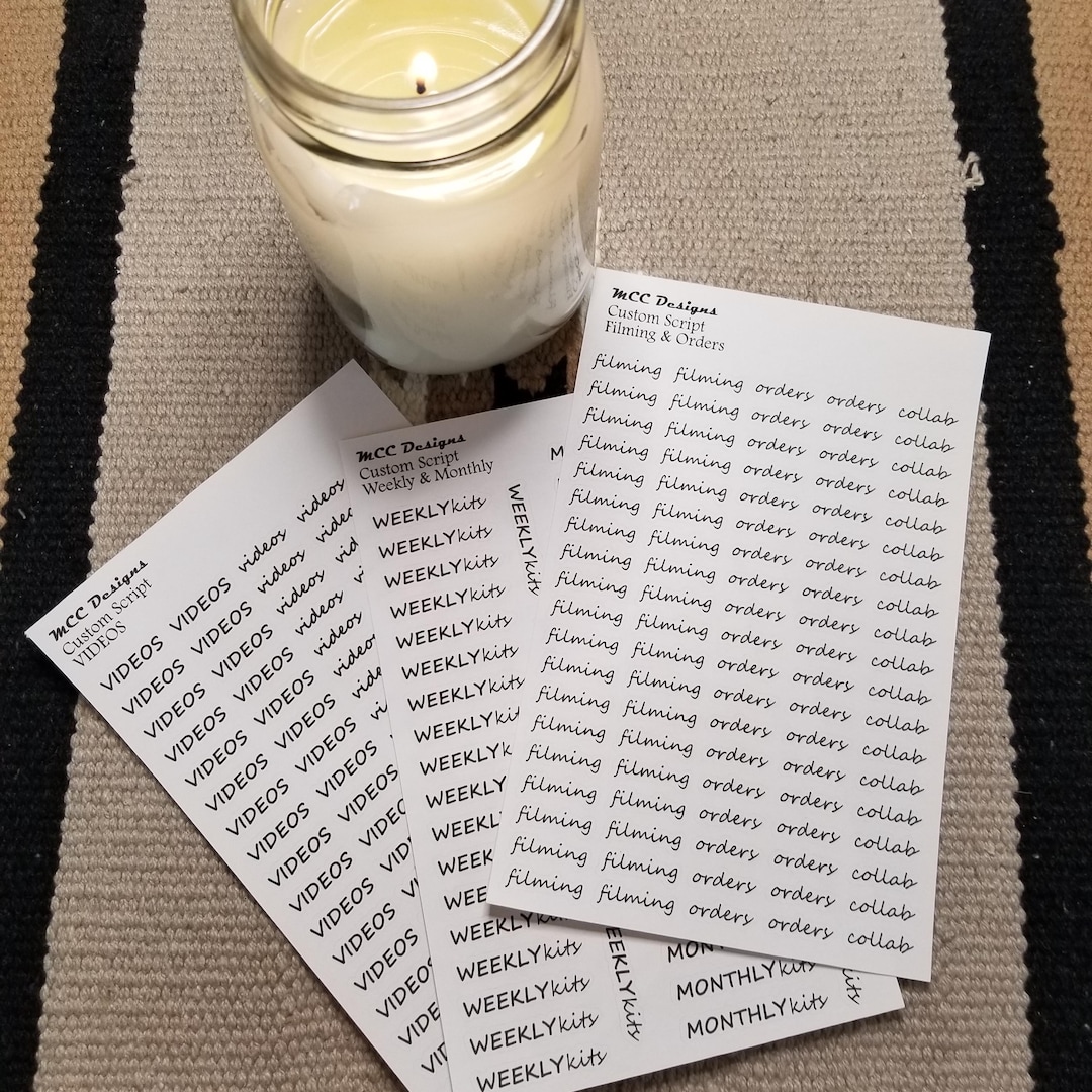 Custom Scripts - Etsy
