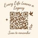 Personalized Granite Memorial Stone With QR Code: Digital Obituary ...