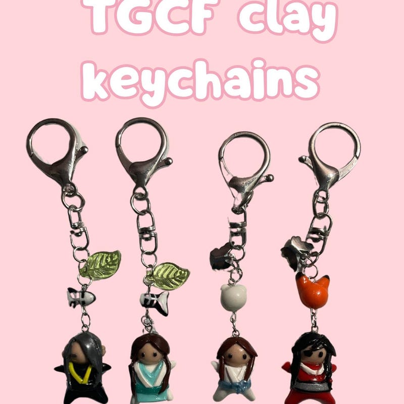 Clay Keychain - Etsy