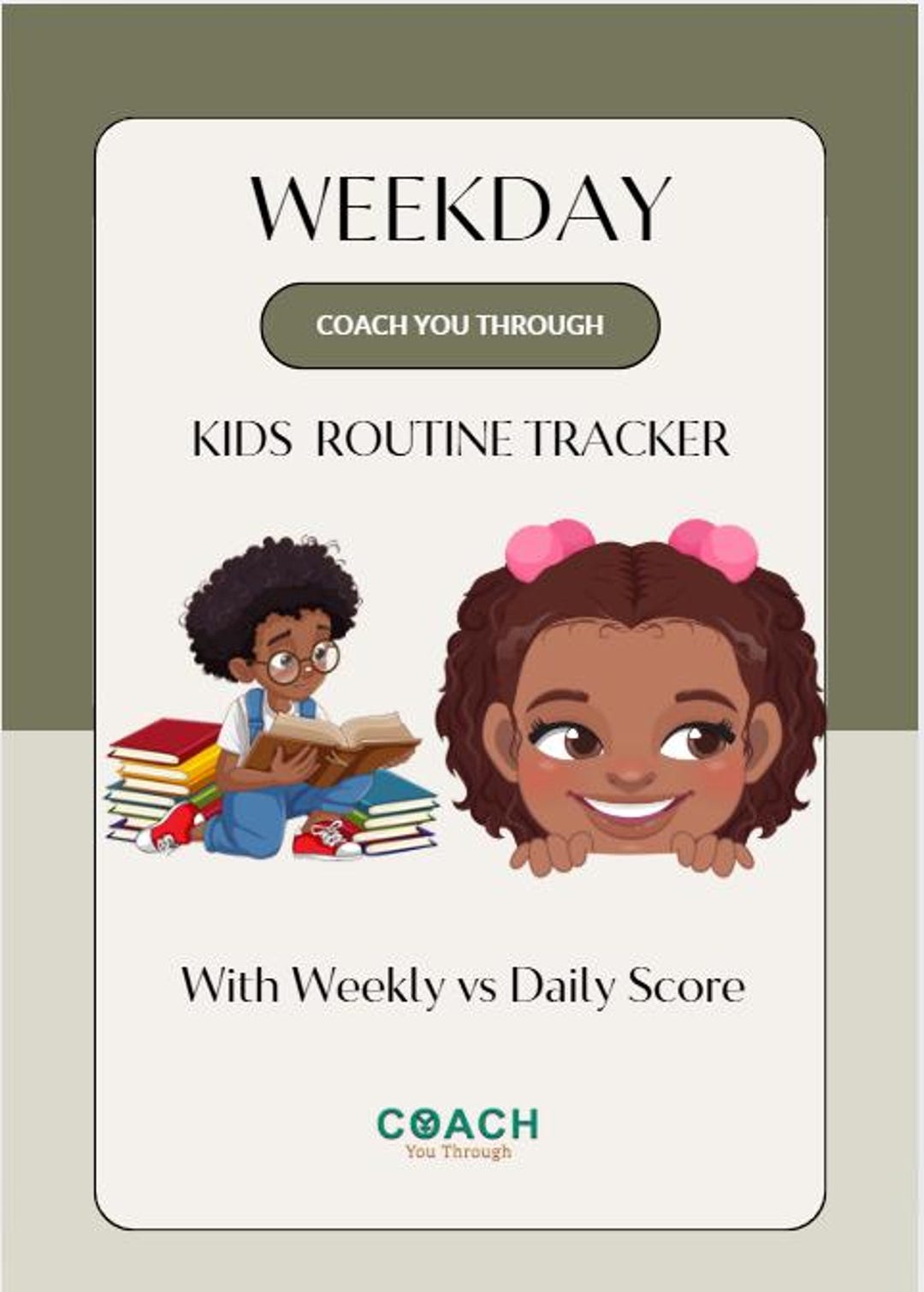 Kids Daily Routine Chart: Girl's Weekly Habit Tracker (editable PDF) - Etsy