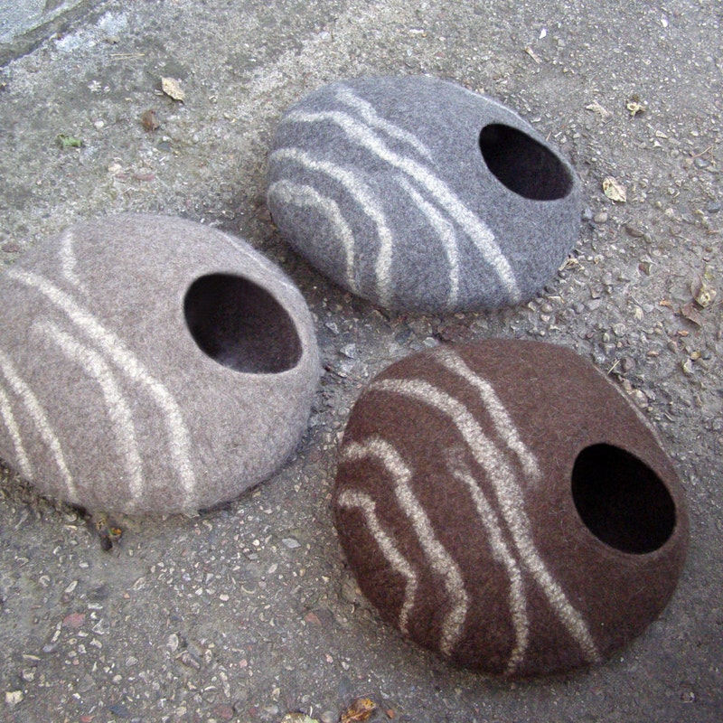 Felted Cat Cave Pattern - Etsy