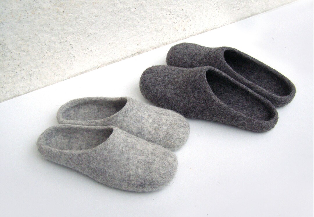 Family Slippers Set 2 Women's Felt Wool Slippers Mom and Daughter ...