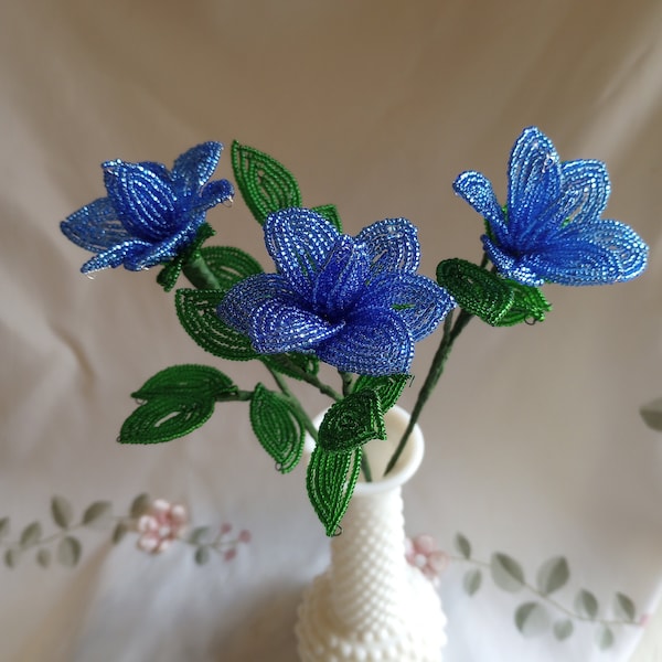 French Beaded Flower - Etsy