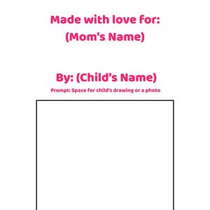 Editable Mother’s Day Book | Printable Kids Activity | Fill-in-the ...