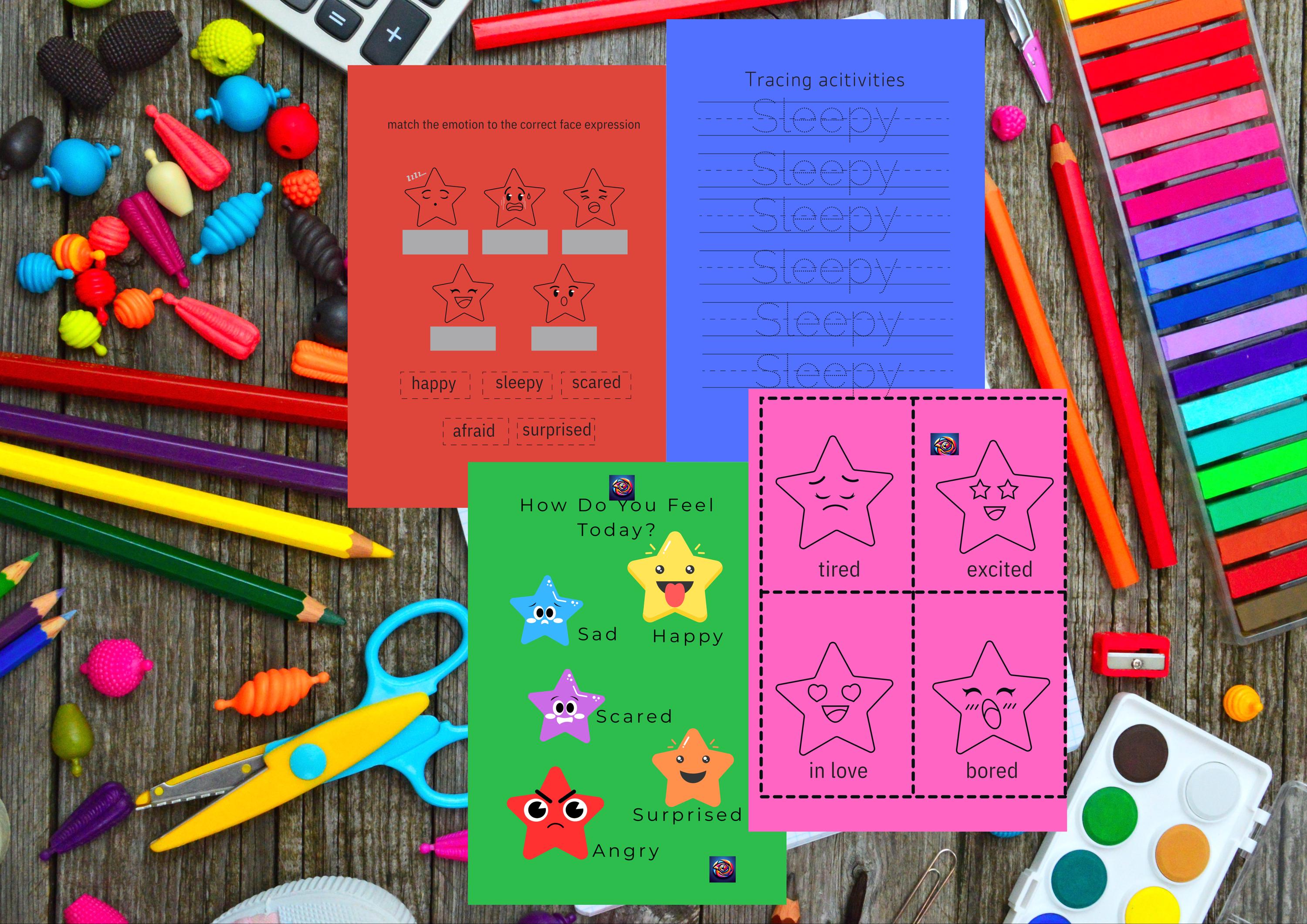 How Do You Feel Today? Emotion Activity Book for Kids | Printable SEL ...