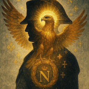 The Imperial Spirit – Napoleon Silhouette With Golden Eagle | Epic ...