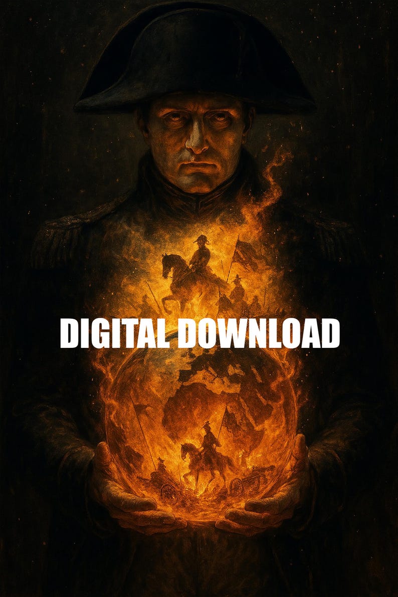 The Emperor’s Flame – Emperor Napoleon Holding the Burning World ...
