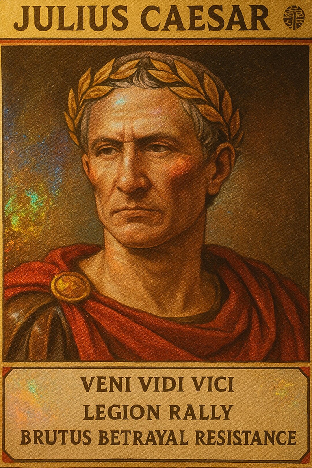 The Legacy of Julius Caesar – Holographic Card of a Roman Legend ...