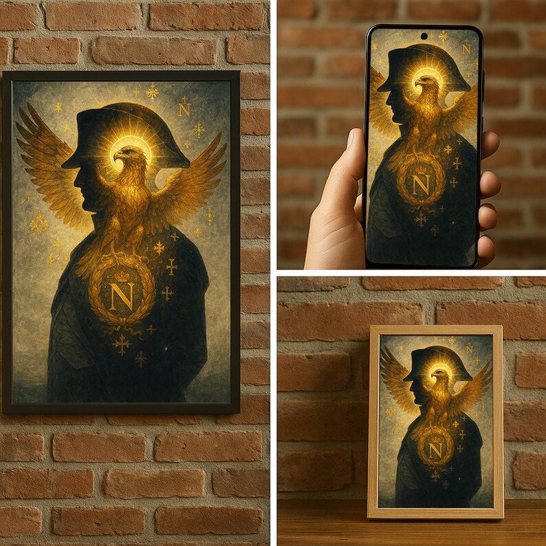 The Imperial Spirit – Napoleon Silhouette With Golden Eagle | Epic ...