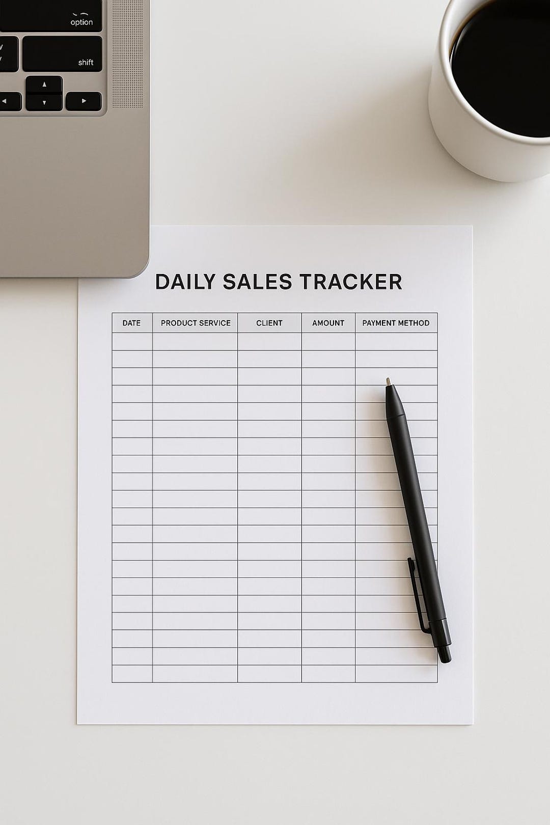 Printable Daily Sales Tracker | 20-page Small Business Sales Log PDF ...