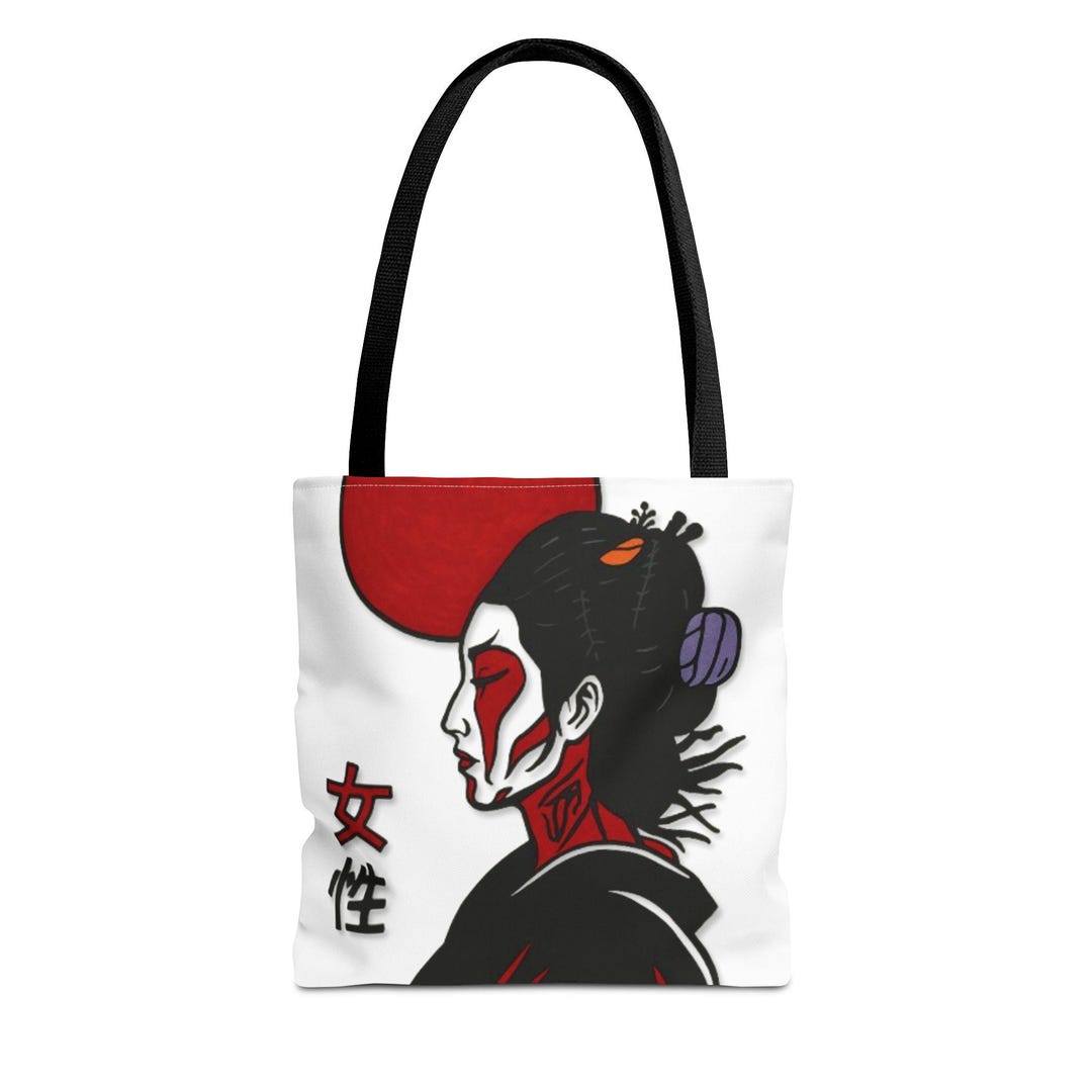 Japanese Geisha Tote Bag – All Over Print Cultural Bag | Anime Style ...
