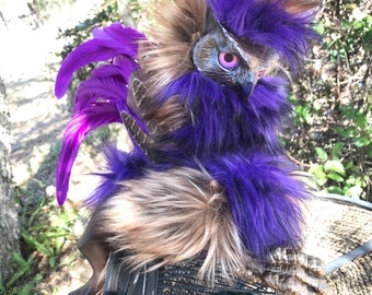 Adorable Blacktopaz Dragon Hatchling Woodbaby, Handmade Shoulder ...