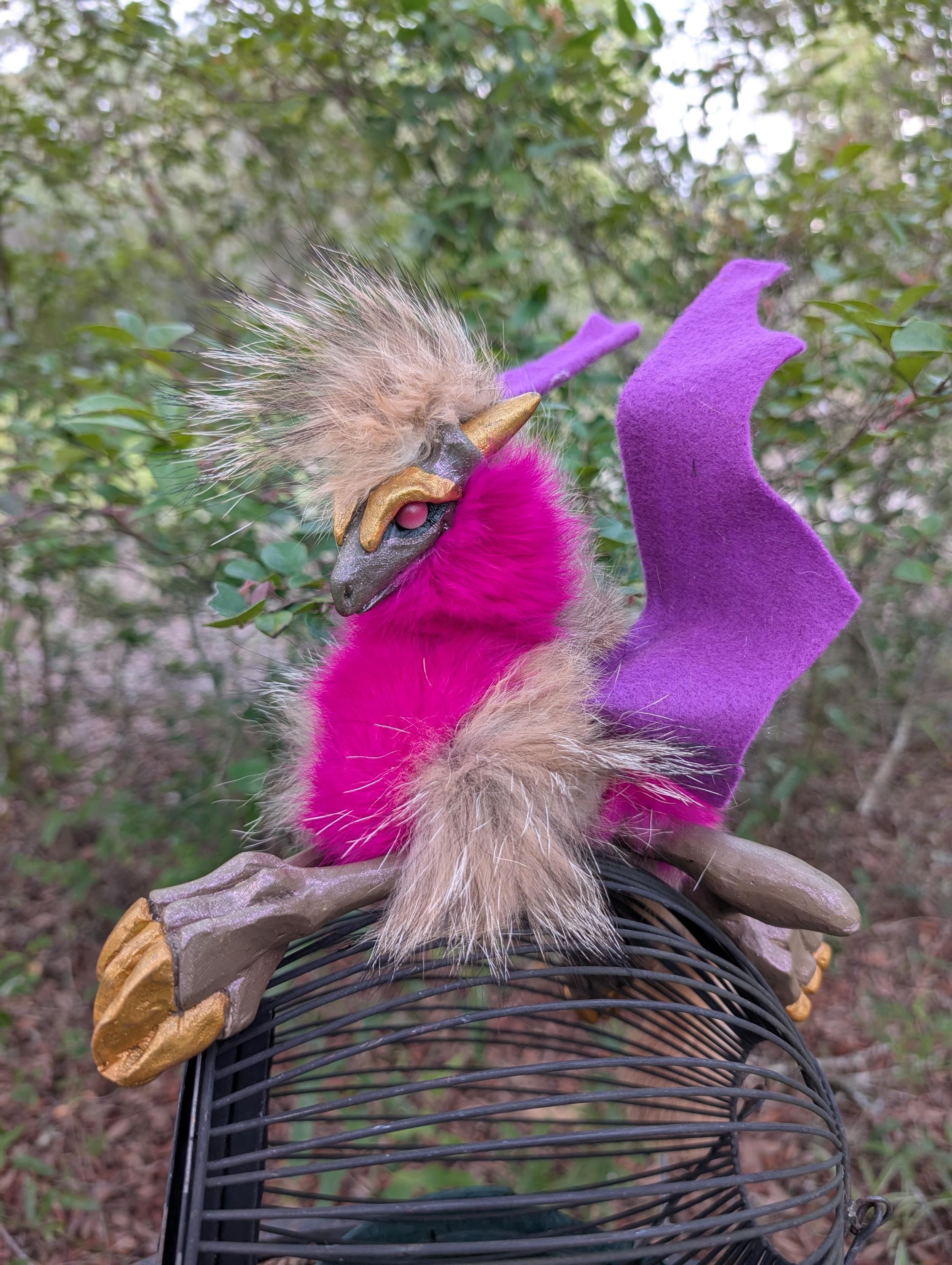 Specialty Classic Baby Dragon Woodbaby W/ Realrabbit Fur Upgrade ...