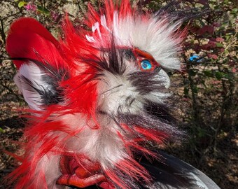 Adorable Blacktopaz Dragon Hatchling Woodbaby, Handmade Shoulder ...