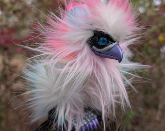 Adorable Blacktopaz Dragon Hatchling Woodbaby, Handmade Shoulder ...