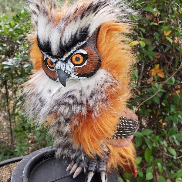 Owl Hand Puppet - Etsy